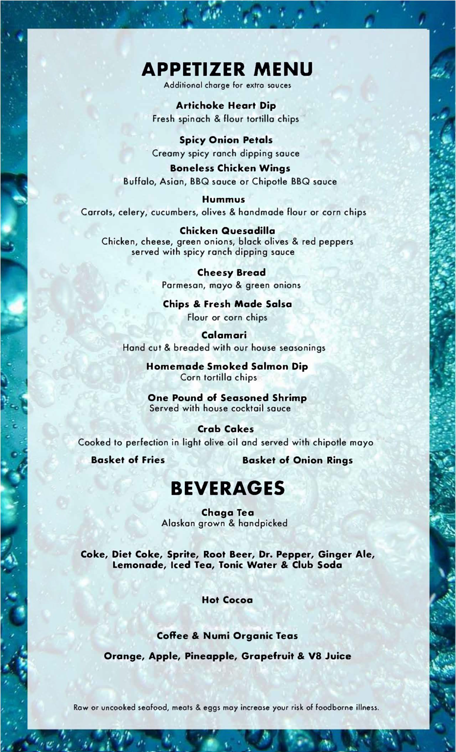 Appetizers – The Fat Mermaid